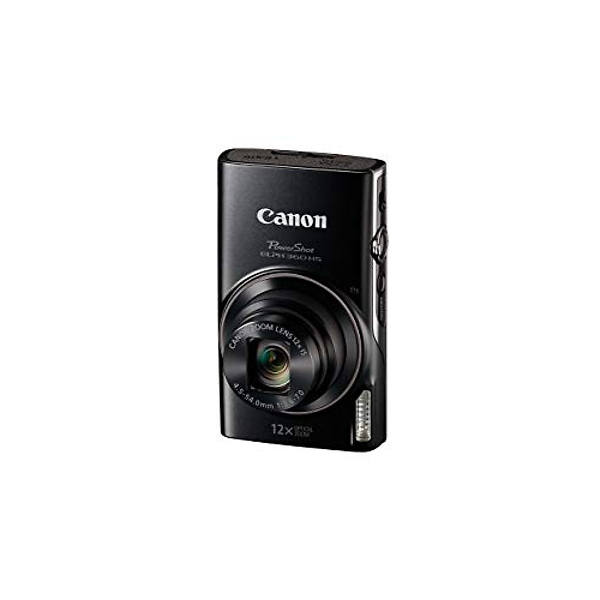 Canon PowerShot ELPH 360 Digital Camera w/ 12x Optical Zoom and Image Stabilization - Wi-Fi & NFC Enabled (Black)