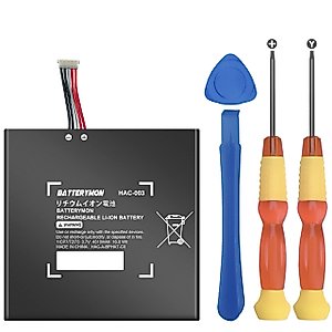 BatteryMon HAC-003 Battery Repalcement for Switch 2017 Game Console HAC-001 HAC-A-BPHAT-C0 HAC-S-JP/EU-C0 (3.7V 16Wh)