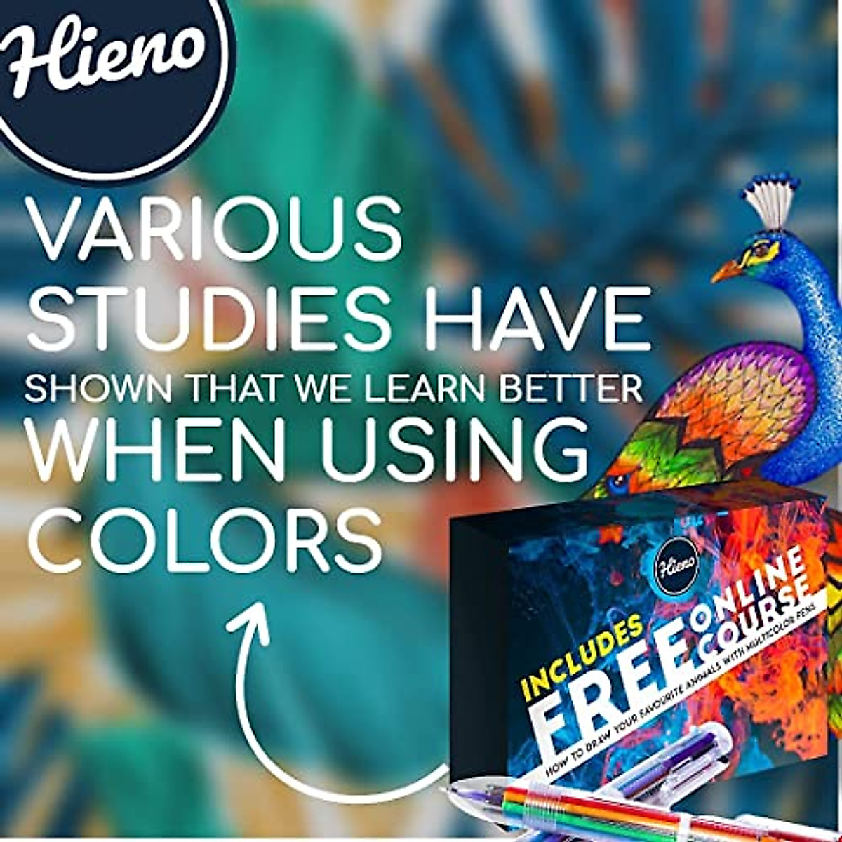 Multicolor Pens - 24 Pack of 6-in-1 & 12 Pack of 10-in-1 Retractable Ballpoint Pens - 6 Vivid Colors in Every Pen - Best for Smooth Writing - Back to School Supplies - By Hieno (24 Pack 6 in 1 Pens)