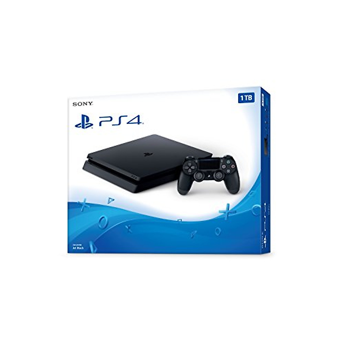 PlayStation 4 Slim 1TB Console - Black (Renewed)