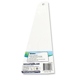 ArtSkills PA-1262 10" Easel Back Peel and Stick Poster & Project Stands, 6 Count, 6 Pack- 10 Inch, White