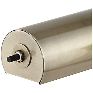 Regency Hill Traditional Piano Banker Desk Lamp 12" High Antique Brass Gold Metal Shade Adjustable Arm Decor for Living Room Bedroom House Bedside Nightstand Home Office Reading Family