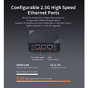 youyeetoo NanoPi R5S Mini Router with Metal Case,4GB LPDDR4 32GB EMMC, RK3568 Development Board 0.8TOPS NPU Support Docker Three Ethernet Ports USB3.0 HDMI Support M.2 NVMe Storage PD Power