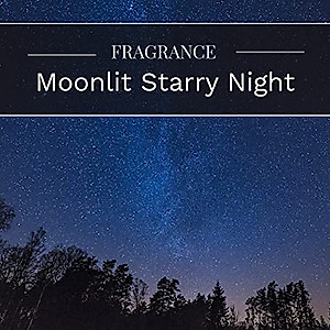 Candle-lite Scented Candles, Moonlit Starry Night Fragrance, One 18 oz. Single-Wick Aromatherapy Candle with 110 Hours of Burn Time, Gray