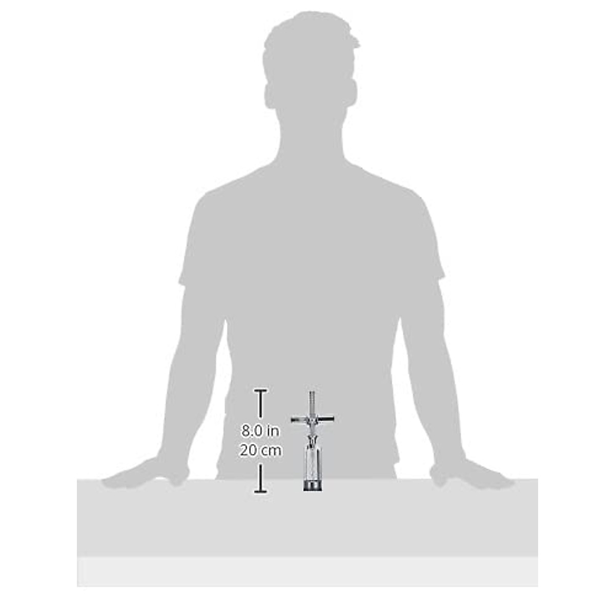 Monopol Corkscrew And Wine Opener With Cork Remover, Silver