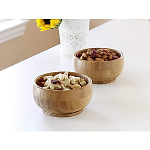 Avanchy Bamboo Baby Bowl + Baby Plate + 2 First Stage Spoons. Removable Suction Bottoms.