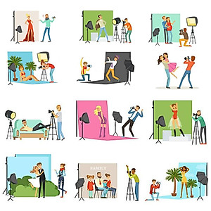 Backdrop, Cookie Monster for Birthday Party Decorations,Happy Birthday Banner Shoot Photo Backgrounds Props for Boys and Girls Party 7X5ft