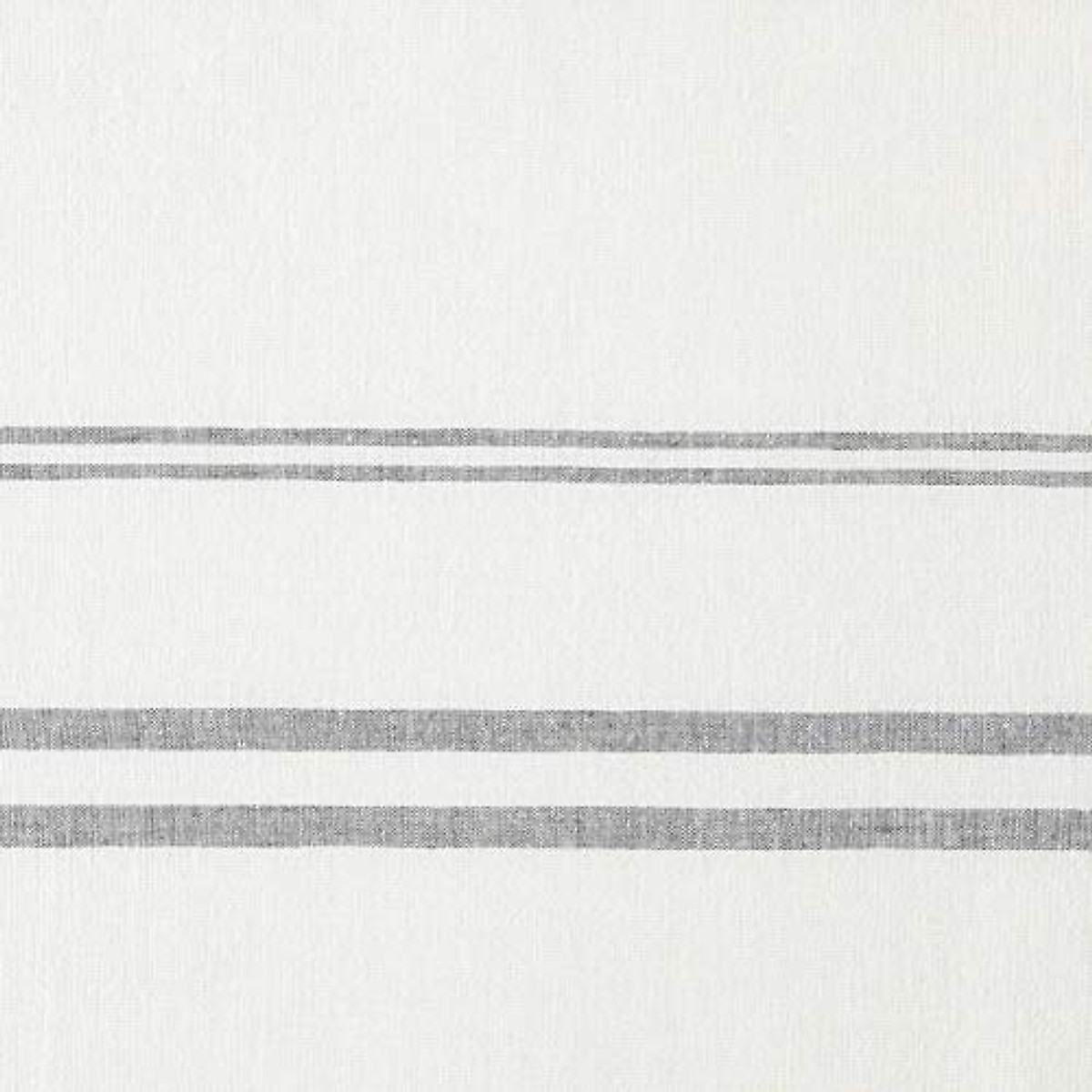 Rivet Maxwell Stripe Garment Washed Linen/Cotton Duvet Set - Gray Stripe - Full/Queen