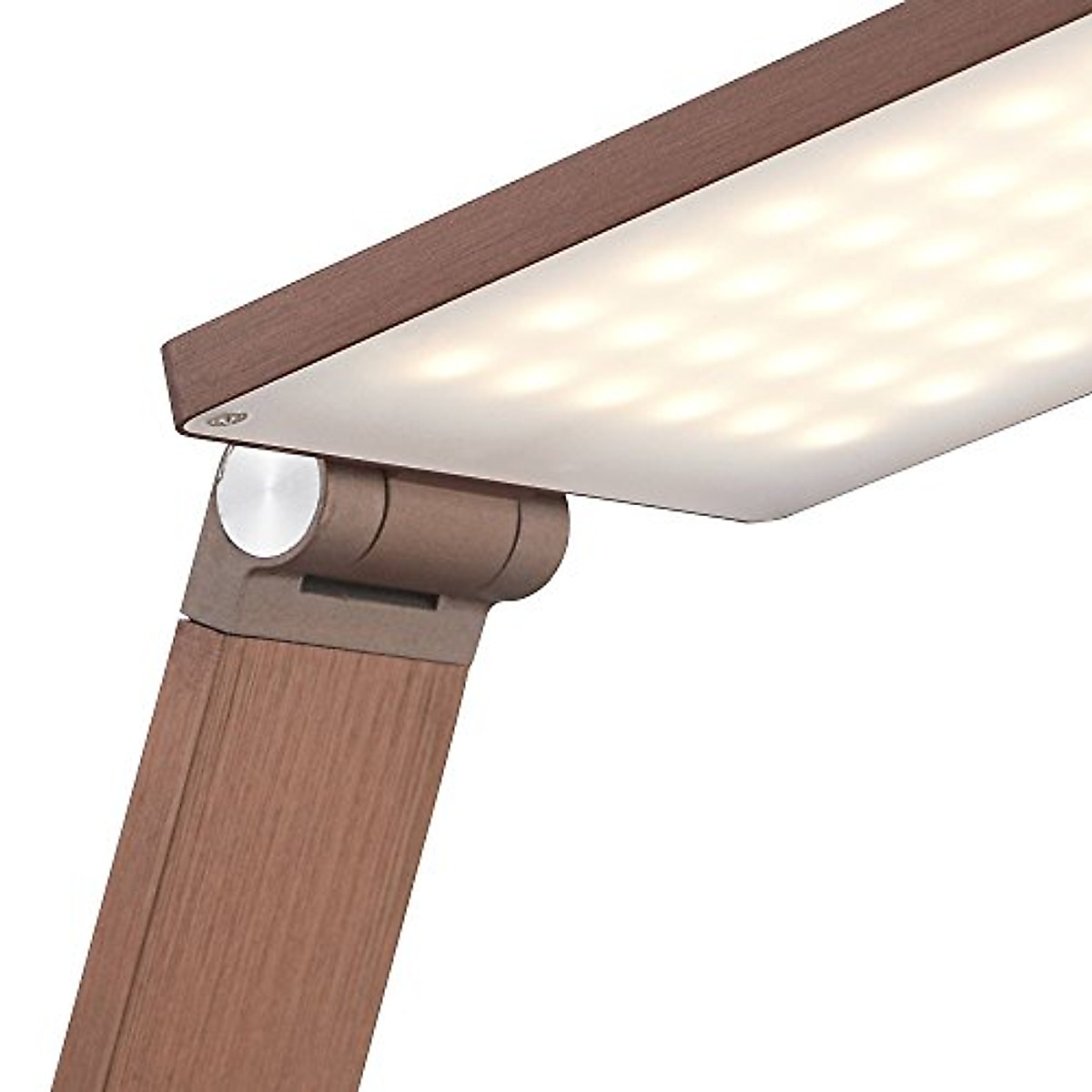 Possini Euro Design Bentley Modern Minimalist Touch Desk Table Lamp LED 21" High French Bronze Aluminum Metal Adjustable Head for Living Room Bedroom House Bedside Nightstand Home Office Reading