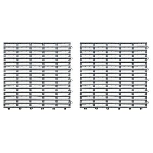 2pcs Carpet Waterproof Bath Mat Hydrophobic Floor Tile Mat PVC