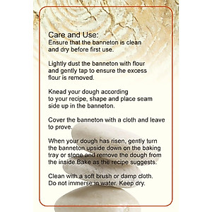 2 Pcs Masterproofing Oval Banneton Proofing Basket(500g Dough)