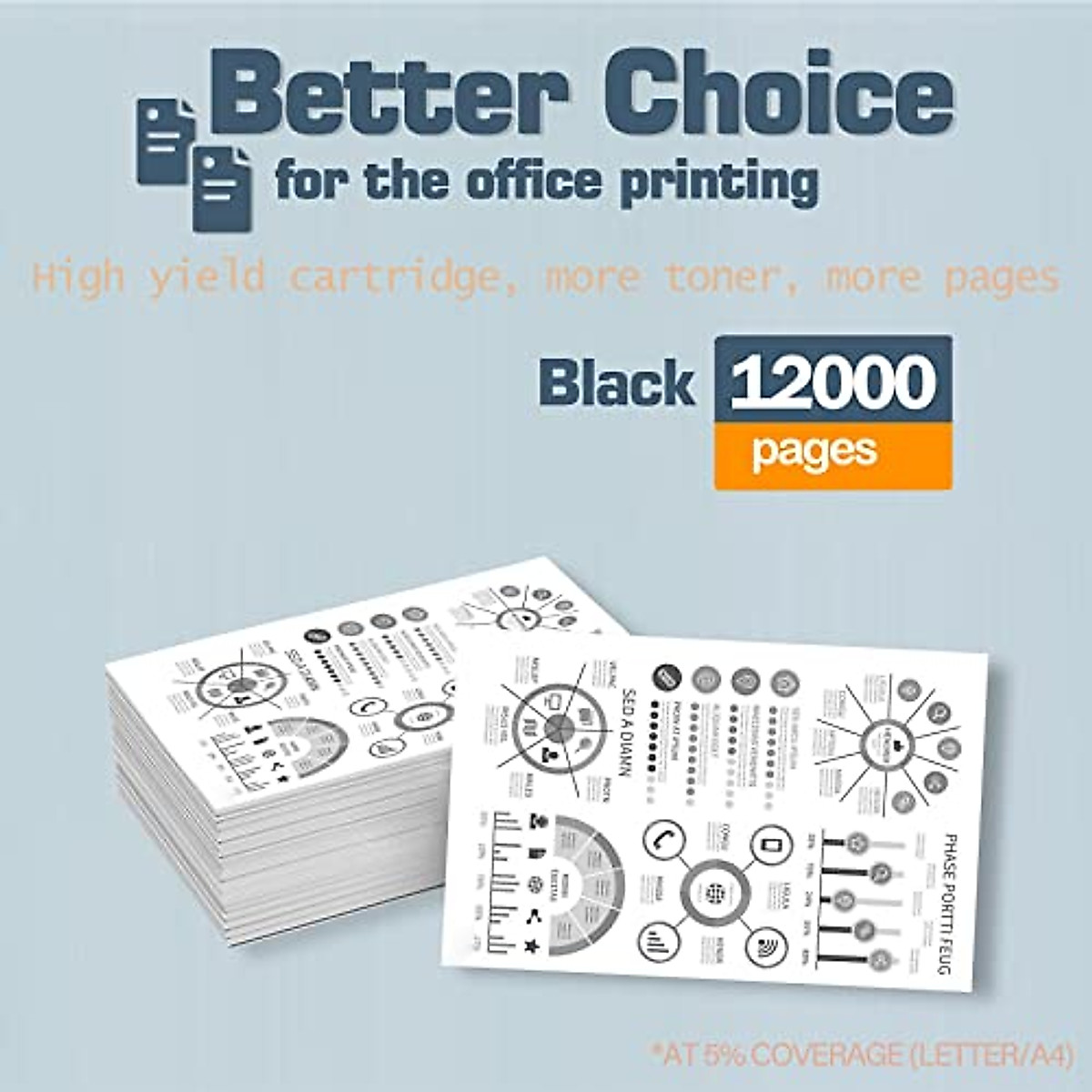 DR420 Compatible DR-420 Black Drum Unit Replacement for Brother DR-420 DCP-7060D DCP-7065DN Intellifax 2840 MFC-7240 HL-2130 HL-2132 Toner.(2 Pack)