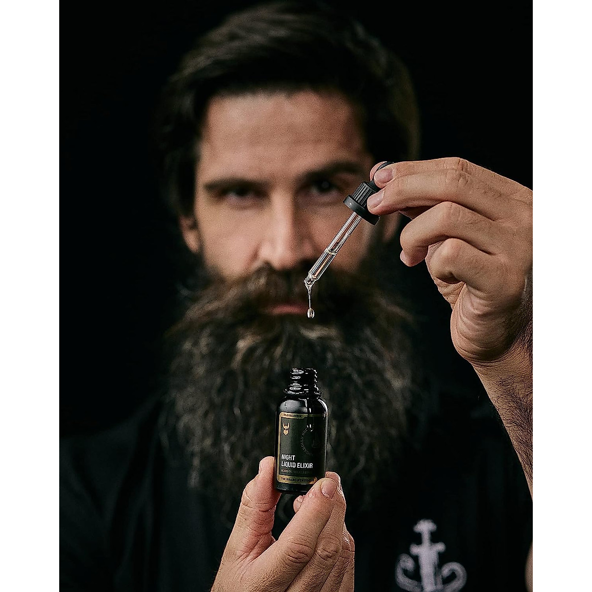 The Beard Struggle - Beard Oil for Men - Natural Blend for Softens, Moisturizing, & Healthier Beard Growth - Viking Storm Night Liquid Silver Elixir - Vegan-Friendly Beard Growth Oil (1 Fl oz)