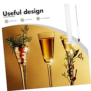 FUNOMOCYA 1 Set Wine Making Kit Beer Hydrometer Professional Graduated Cylinder Wine Sampling Tube Distilling Equipment Measuring Tube Household Hydrometer Alcoholmeter Tester Kit Plastic