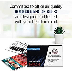 MTI 206A MICR Toner OEM Modified Replacement for HP 206A 206X | HP Color Laser Pro M255dw M255nw MFP M282nw M283cdw M283fdn M283fdw | W2110A Check Printer Magnetic Ink