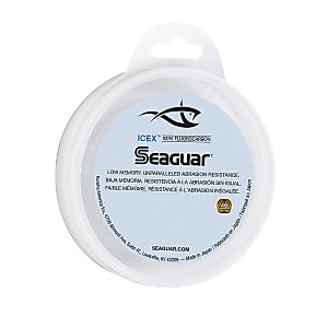 Seaguar IceX Fluorocarbon – Low Memory, Micro Diameter with Exceptional Abrasion Resistance, Knot and Tensile Strength, More Sensitive to Help Detect Bites, Made for Hard Water