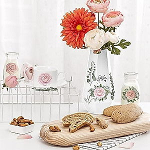 3Pcs Rub on Transfers for Furniture and Crafts, 3 Design Sheets 11.8" x 5.9" Furniture Decals Transfers, Rose Decals Rub on Transfers for Furniture (Rose Style)