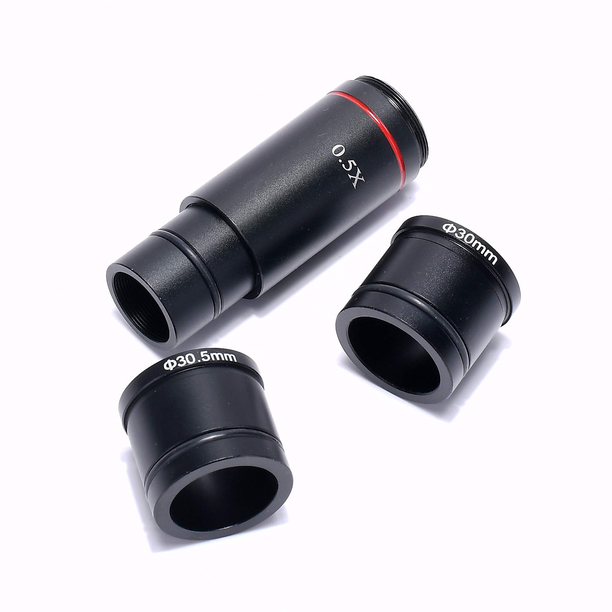 HAYEAR 2K 34MP 1080P 60FPS HDMI USB Electronic Industrial Microscope Camera 0.5X Eyepiece Adapter 30mm/30.5m Ring