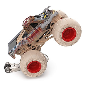 Monster Jam, Official Zombie Monster Truck, Die-Cast Vehicle, Elementals Trucks Series, 1:64 Scale