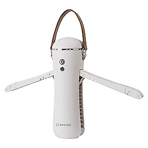 Sanivery Electric Portable Dryer for Clothes - Mini Clothes Dryer with Shoe Drying Attachment, Foldable Drying Rack, Super-Quiet Motor, and UV Light - Compact Travel Dryers for RV and Apartments