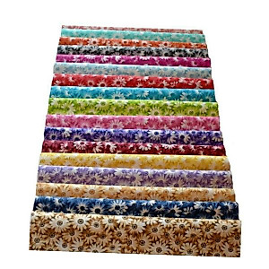 10" Squares Flower Shower Pre Cut Layer Cake 100% Cotton Quilt, 34Pcs Fabric Quilting Squares - JFS229 | #YY130E