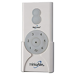 MINKA-AIRE Xtreme H2O - 65-inch Ceiling Fan F896-65-SI, Smoked Iron, Reversible with Remote Control