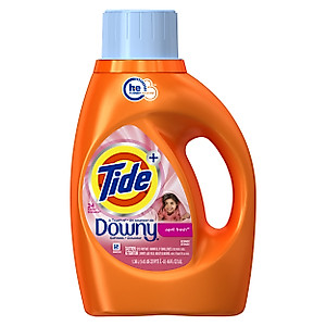 Tide Plus a Touch of Downy High Efficiency Liquid Laundry Detergent - 46 oz - April Fresh - 2 pk