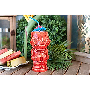 Geeki Tikis Star Wars Admiral Ackbar Mug | Official Star Wars Collectible Tiki Style Ceramic Cup | Holds 19 Ounces