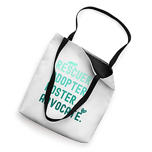 Rescuer Adopter Foster Advocate Cat Heart Tote Bag