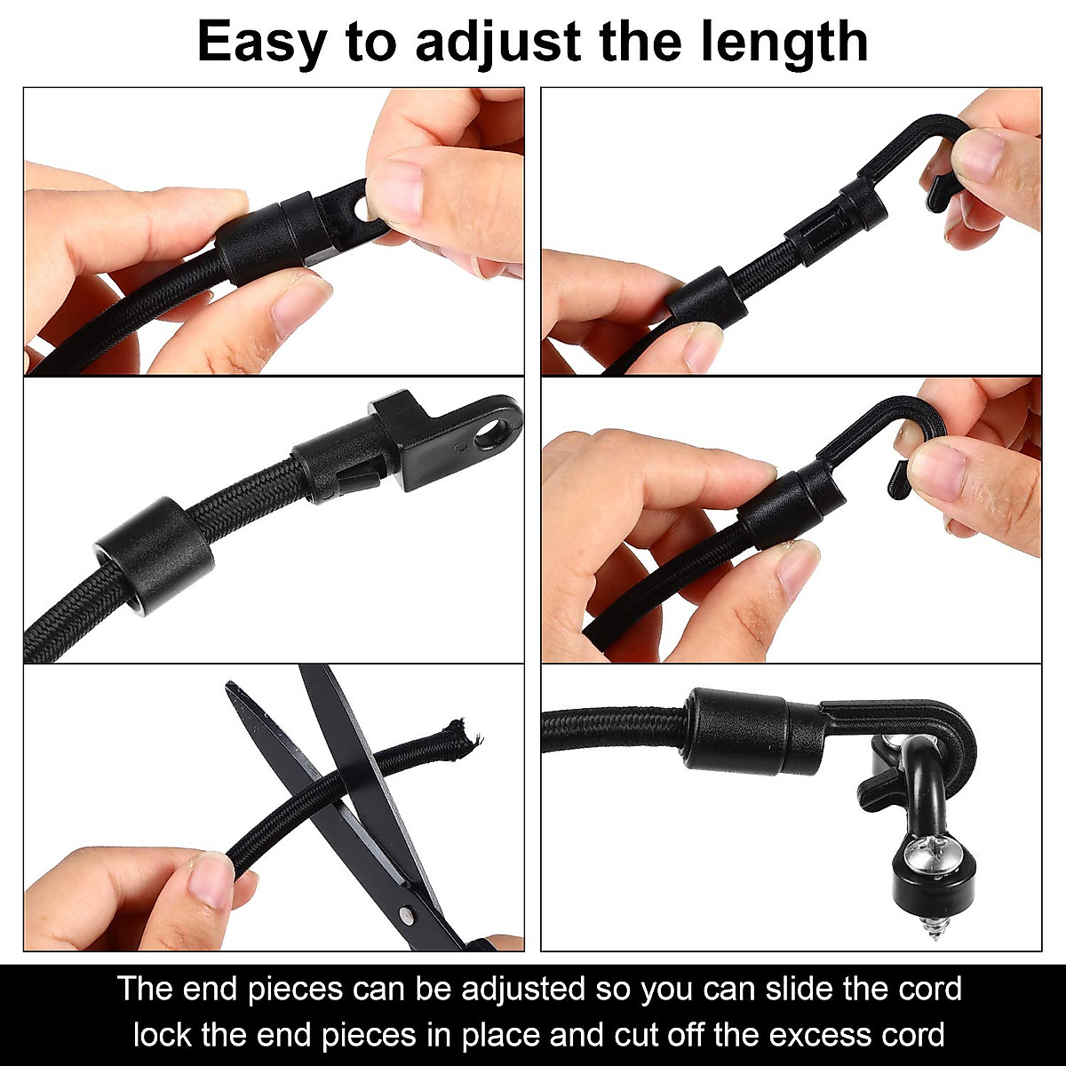 4 Pieces Rod Strap Holder Deck Mount Connector Mount Rod Strap Hold Down for Boat Kayak Boat Fishing(18 Inch)