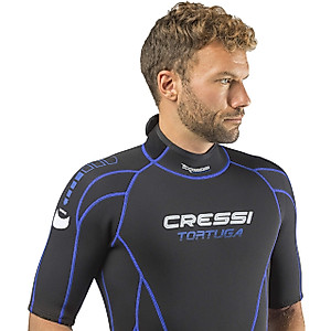 Cressi Tortuga 2.5mm Man, Black/Blue, S
