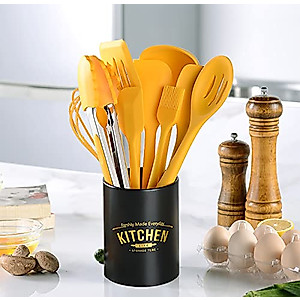 Kitchen Utensil Set 11-piece Non-stick Silicone Cookware, Suitable for Cooking, Cooking, Western Cooking