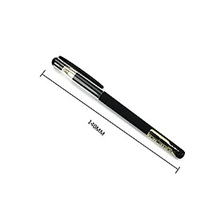 M&G Gel Grip Stick Fine Point Gel Pens, 0.5mm,12 Black Ink Pen