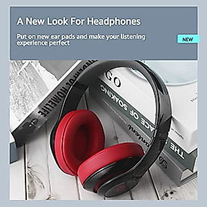 Wzsipod Studio 3 Replacement Earpads for Beats Wireless Headphones, Compatible with Beats Studio 2 Wired, Do Not Fit Solo 3/2, Beats Cushion Replacement Made of Memory Foam and PU Leather (Iron Grey)