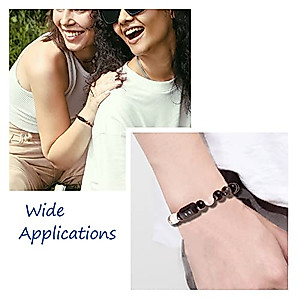 Crafans Natural Glass Gemstone Beads, Constellation Theme Bracelet Making Kit, Natural Stone Beads Frosted Glass Beads & Clear Elastic Crystal Thread for Bracelet Jewelry Making