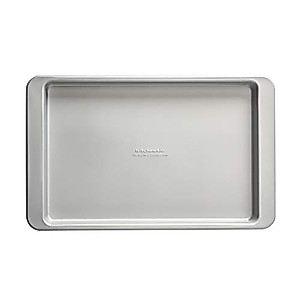 KitchenAid Nonstick Aluminized Steel Baking Sheet, 10x15-Inch, Silver