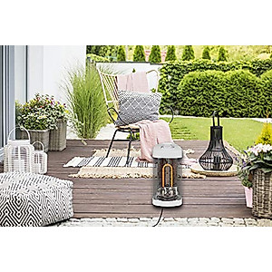 Westinghouse Infrared Electric Outdoor Heater, Oscillating, Radiant Heating with Auto Shut-Off with tip over Protection, Heats all year round, Portable, Waterproof and Dust Resistant, White