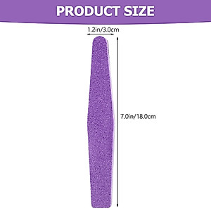 COHEALI 10pcs Nail Polish Pedicure Nail Files Nail Supplies Nail Tools Nail Care Nail Trimming File Finger Nail Files for Men Purple High Elastic Sponge Foot Man Polishing File