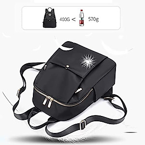 MUKJHOI Women Backpack Purse Waterproof Lightweight Fashion Casual Travel Ladies Shoulder Bag Daypack-Blue