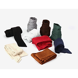 Aecibzo Women's Bowknot Self Tie Wrap Around Obi Waist Band Cinch Boho Waist Belt (Black)