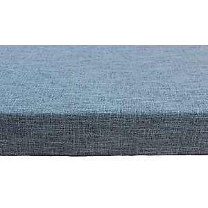 Jininworl Washable Bench Cushion, Non-Slip Bench Pad for Shoe Storage, Window, Piano, Dining (Nardo Grey; Personalize)