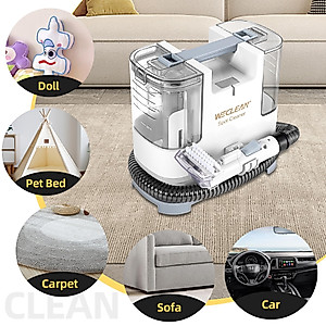 WECLEAN C1 Portable Extractor for Couch and Carpet Cleaner Upholstery Cleaner for Deep Cleaning
