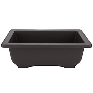 MANCHAP 20 PCS 8.9 Inch Plastic Bonsai Training Pots, Rectangular Bonsai Tree Planter Pot for Garden, Yard, Office, Home Decorative