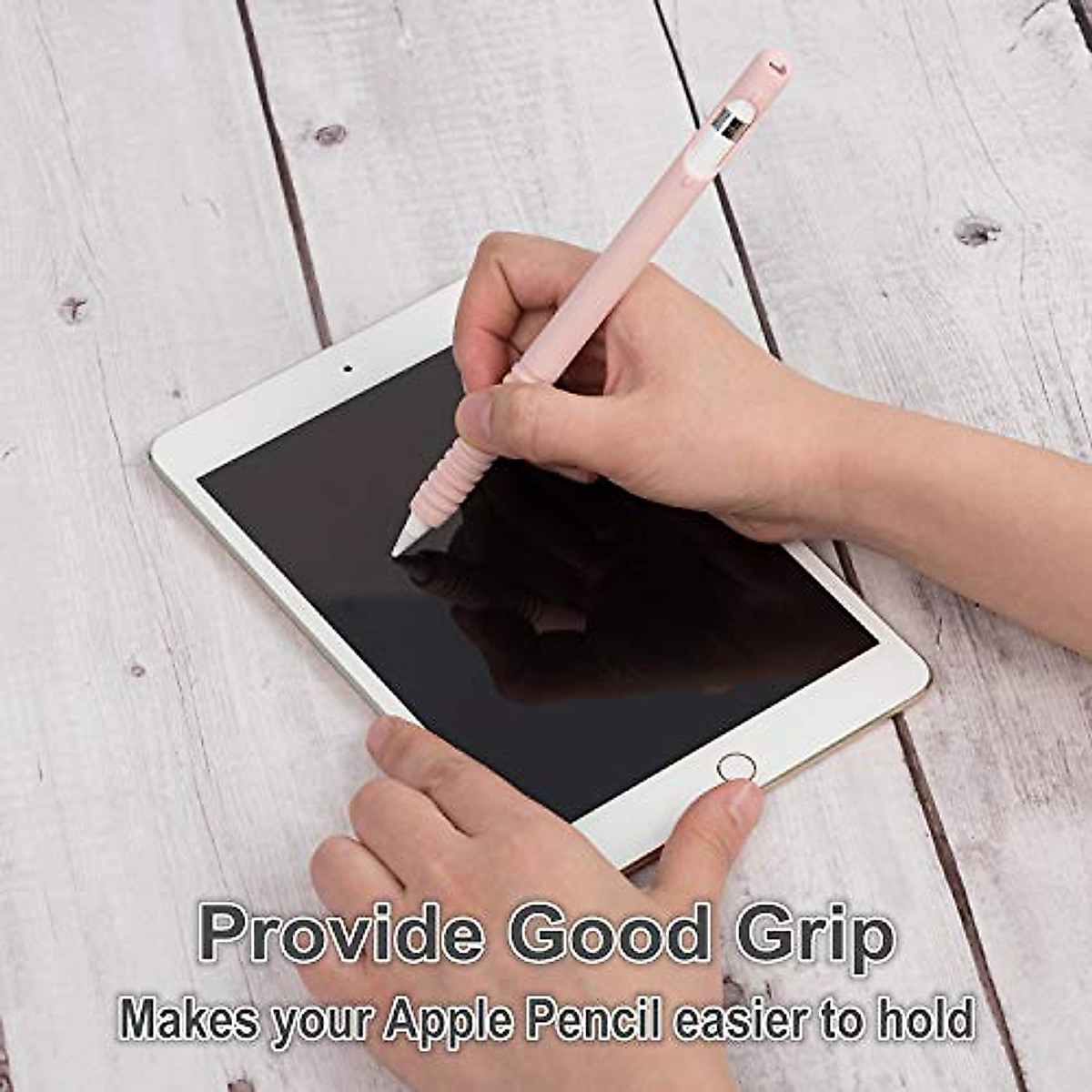 Case for Apple Pencil Grip 1st Generation Apple Pencil Cover Holder for Apple Pencil Sleeve Apple Pen Accessories with Protective Nib Cover Compatible with Apple Pencil 1st Generation Pink