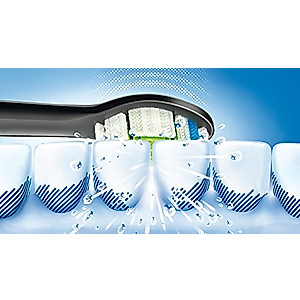 Philips Sonicare Genuine DiamondClean Replacement Brush Heads, Black, 2 Pack, HX6062/94