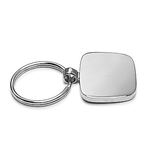 iPick Image - Honda RedLogo Chrome Die-cast Metal Key Chain Key-Ring