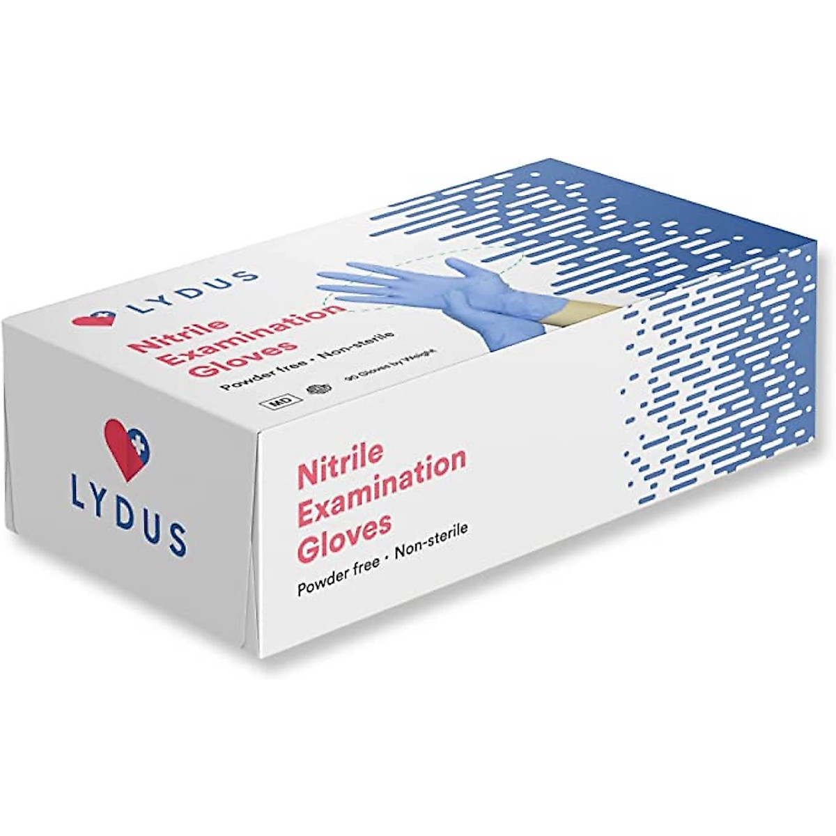 Old South Trading - OSTC Lydus 4 Mil Latex Free Nitrile Textured Fingertip Exam Gloves - X-Large (Case of 1000)