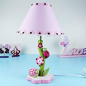 Useful Flower Table Lamp for Kids Creative Cute Bedtime Nightstand Eye-caring Desk Lamps for Bedroom Reading Gift Ornament Children Desk lamp