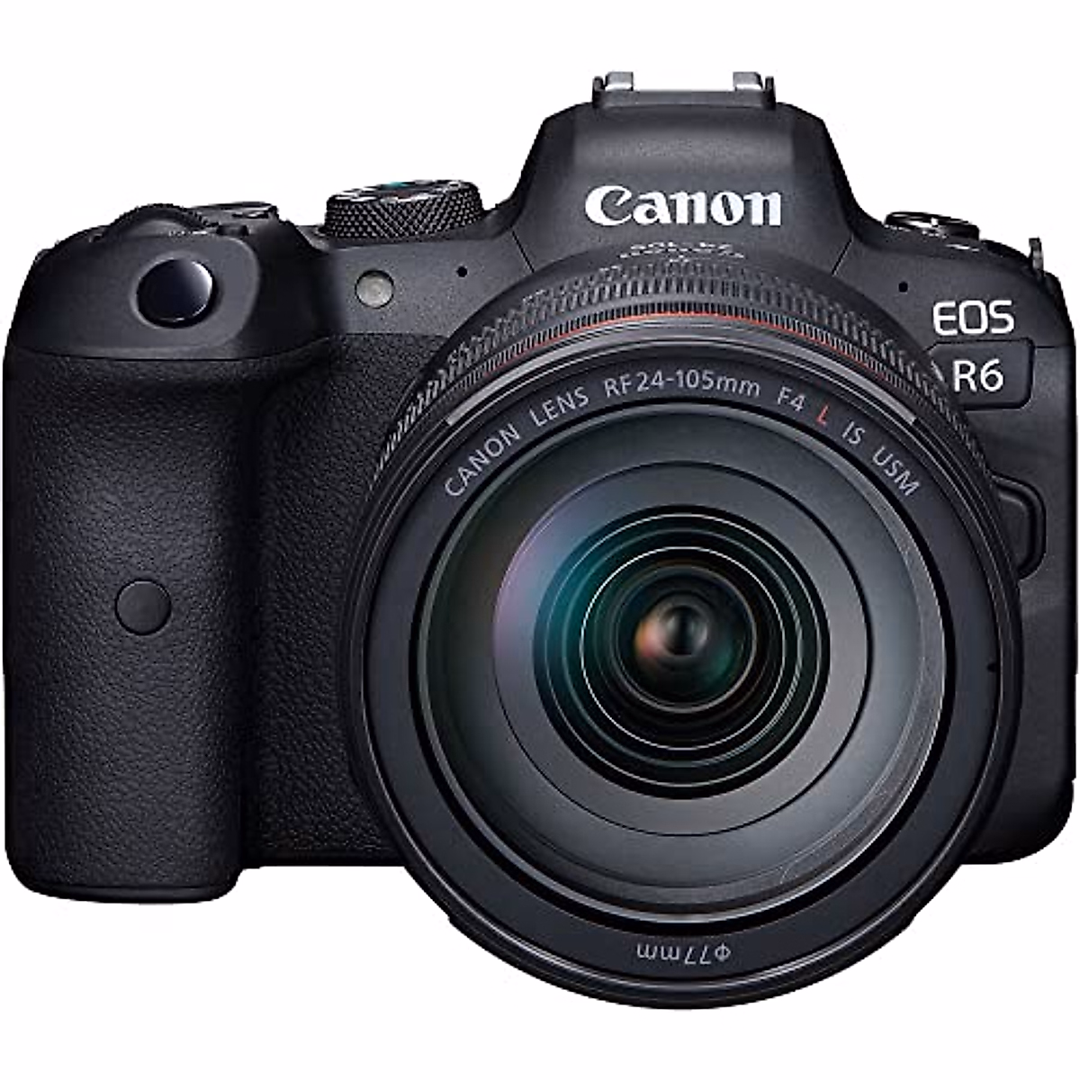 Canon EOS R6 Mirrorless Digital Camera with 24-105mm f/4L Lens (4082C012) + 64GB Tough Card + Case + Flex Tripod + Hand Strap + Cap Keeper + Memory Wallet + Cleaning Kit (Renewed)