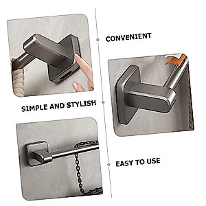 Pull Out Car Key Case Bath Towel Holder Bathroom Towel Rack Bathroom Towel Bar no Drill Towel bar Towel Bar for Bathroom Wall Bathroom Slipper Rack Space Aluminum Heavy Shoe Rack